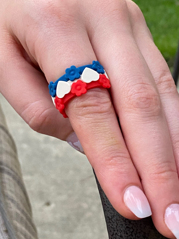 Firecracker Stackable Rings Bundle | Staggerings - Staggerings, LLC